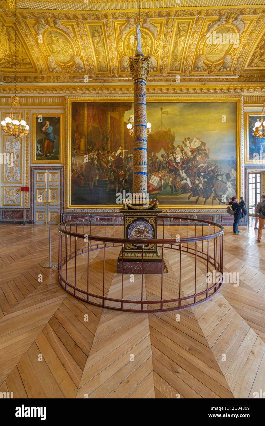 Versailles, France - 19 05 2021: Castle of Versailles. The Coronation ...