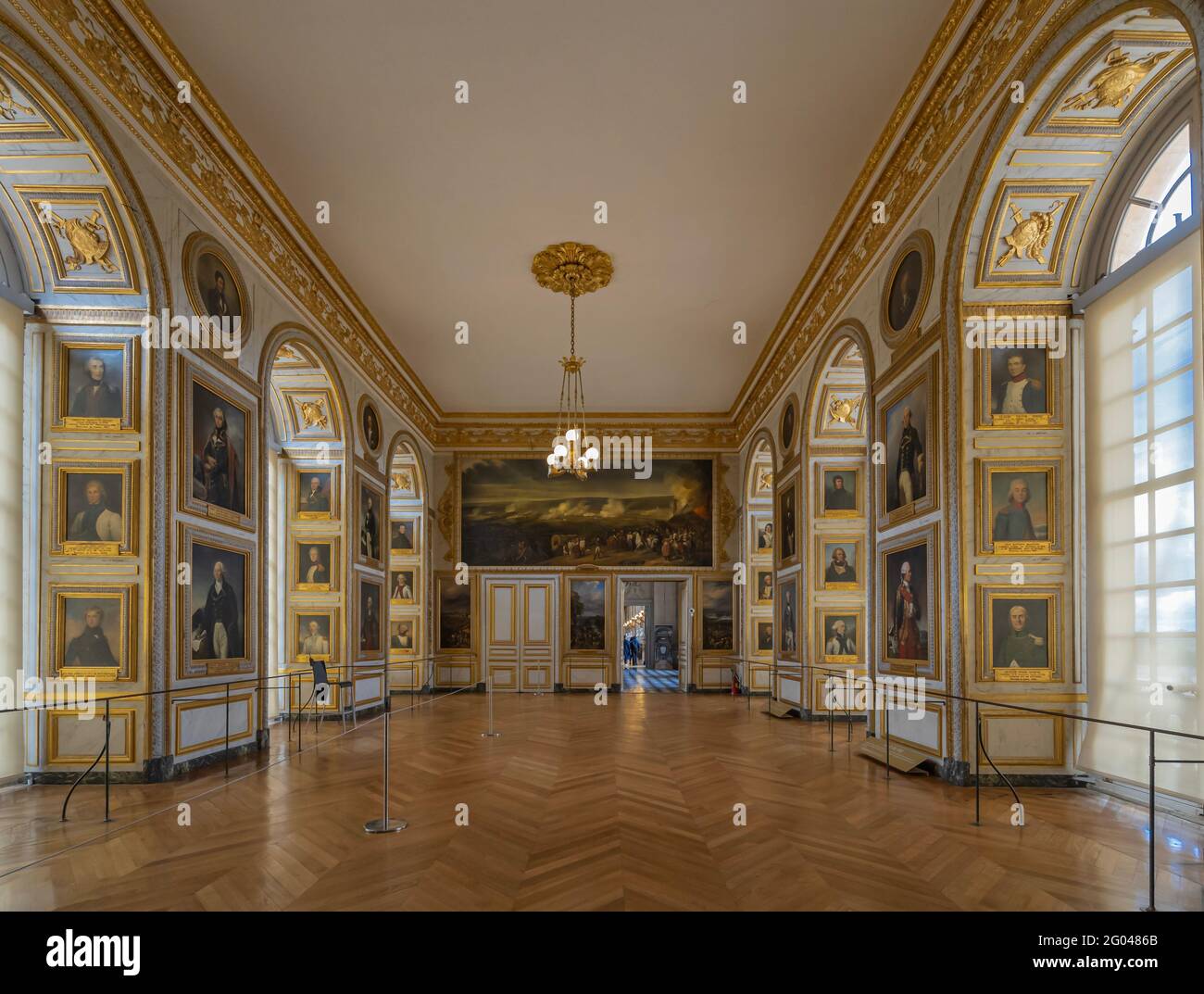 Versailles, France - 19 05 2021: Castle of Versailles. The Coronation ...