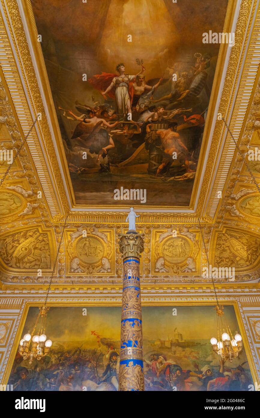 Versailles, France - 19 05 2021: Castle of Versailles. The Coronation ...