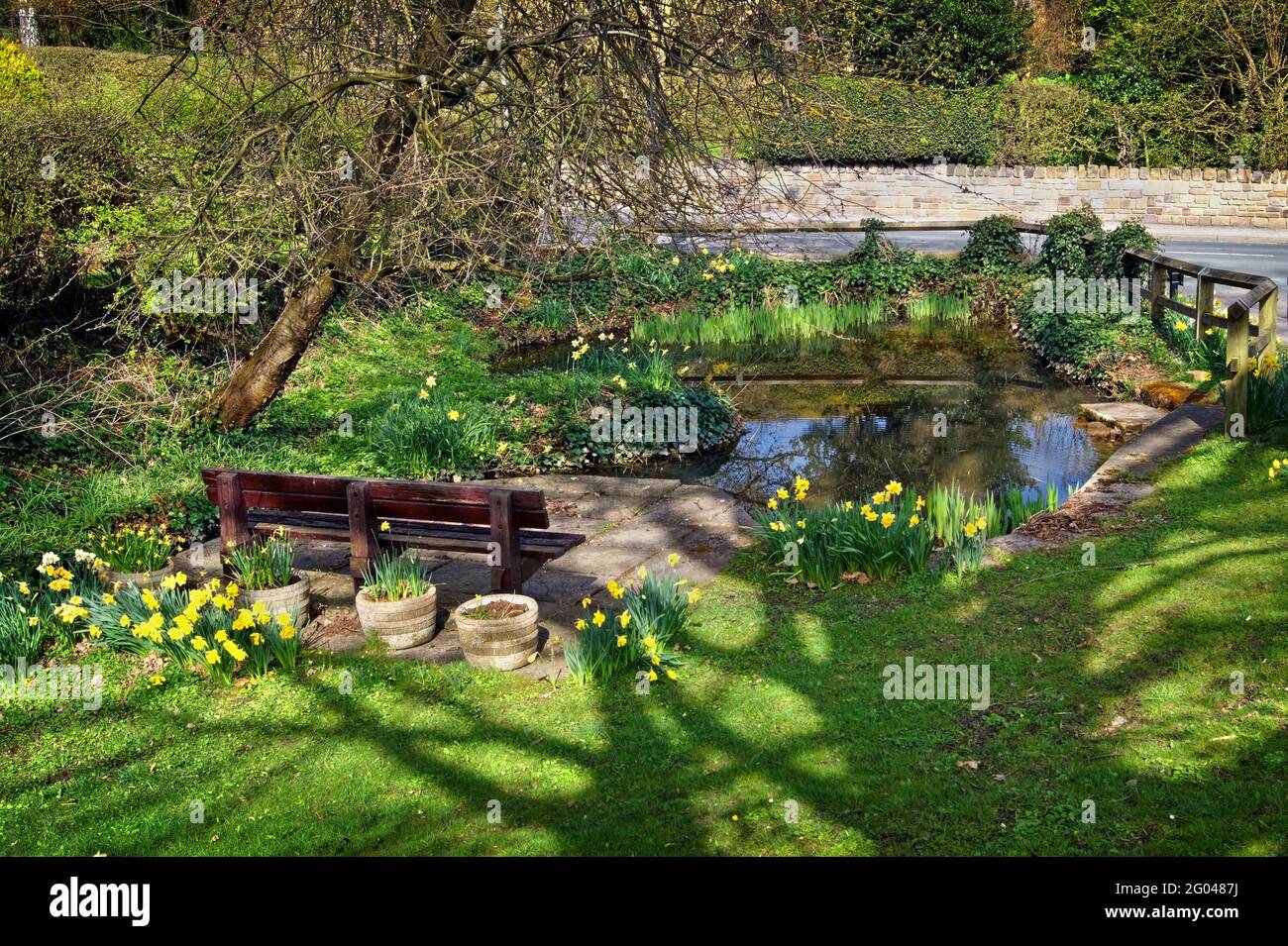 Yorkshire village floral hi-res stock photography and images - Alamy