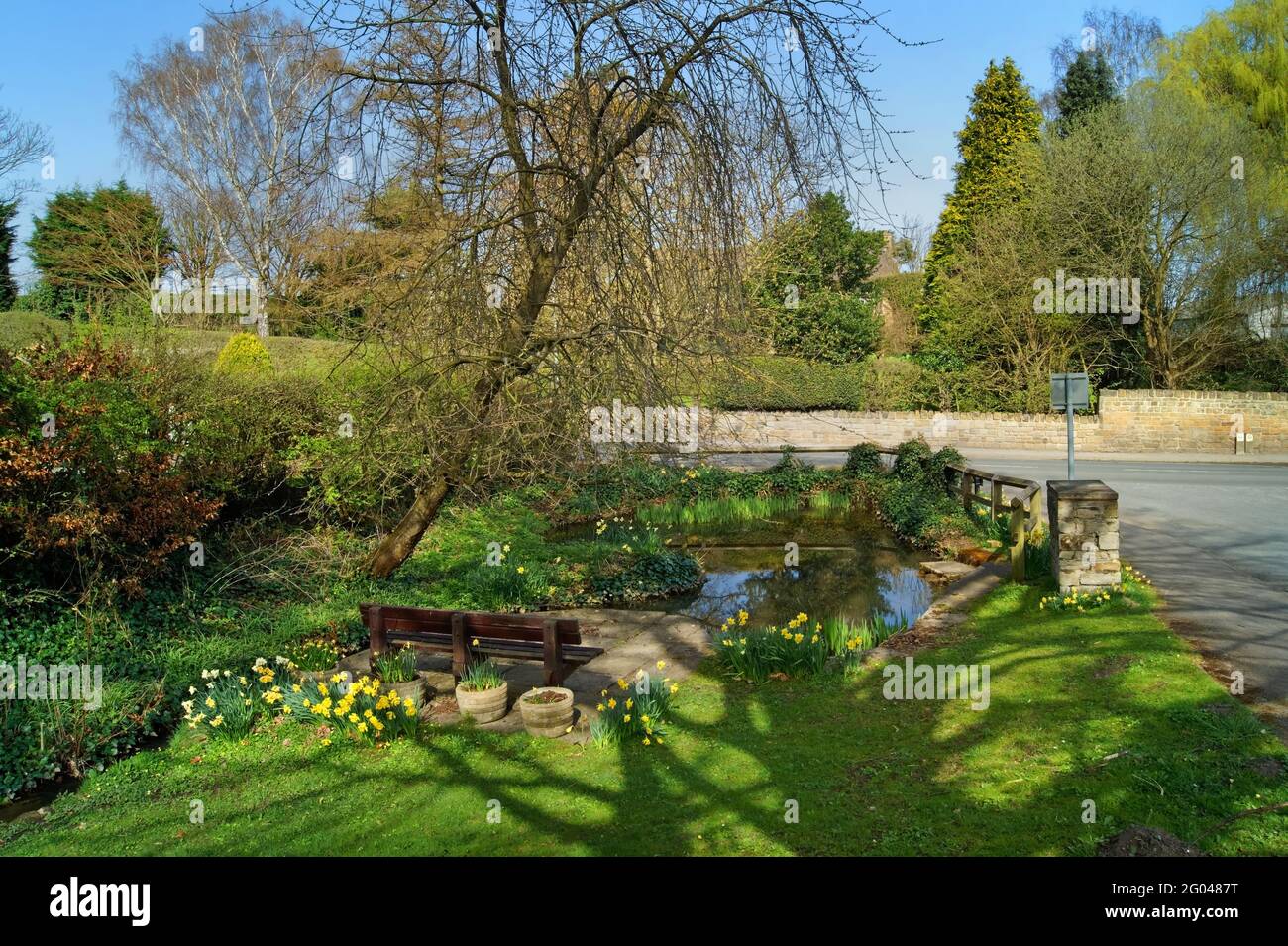 Yorkshire village floral hi-res stock photography and images - Alamy