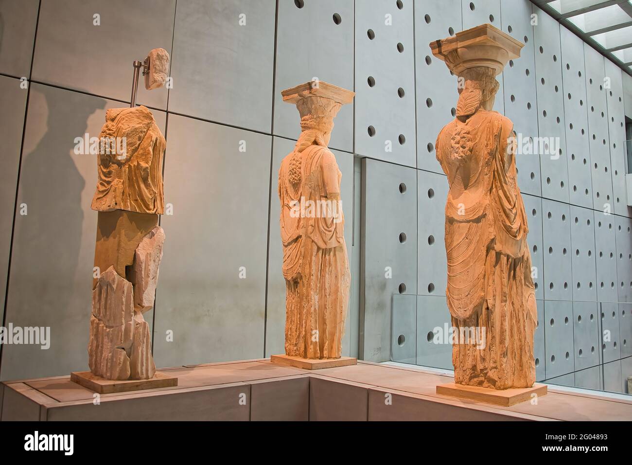 The Caryatids, statues of beautiful girls of the 5th cent. BC ...