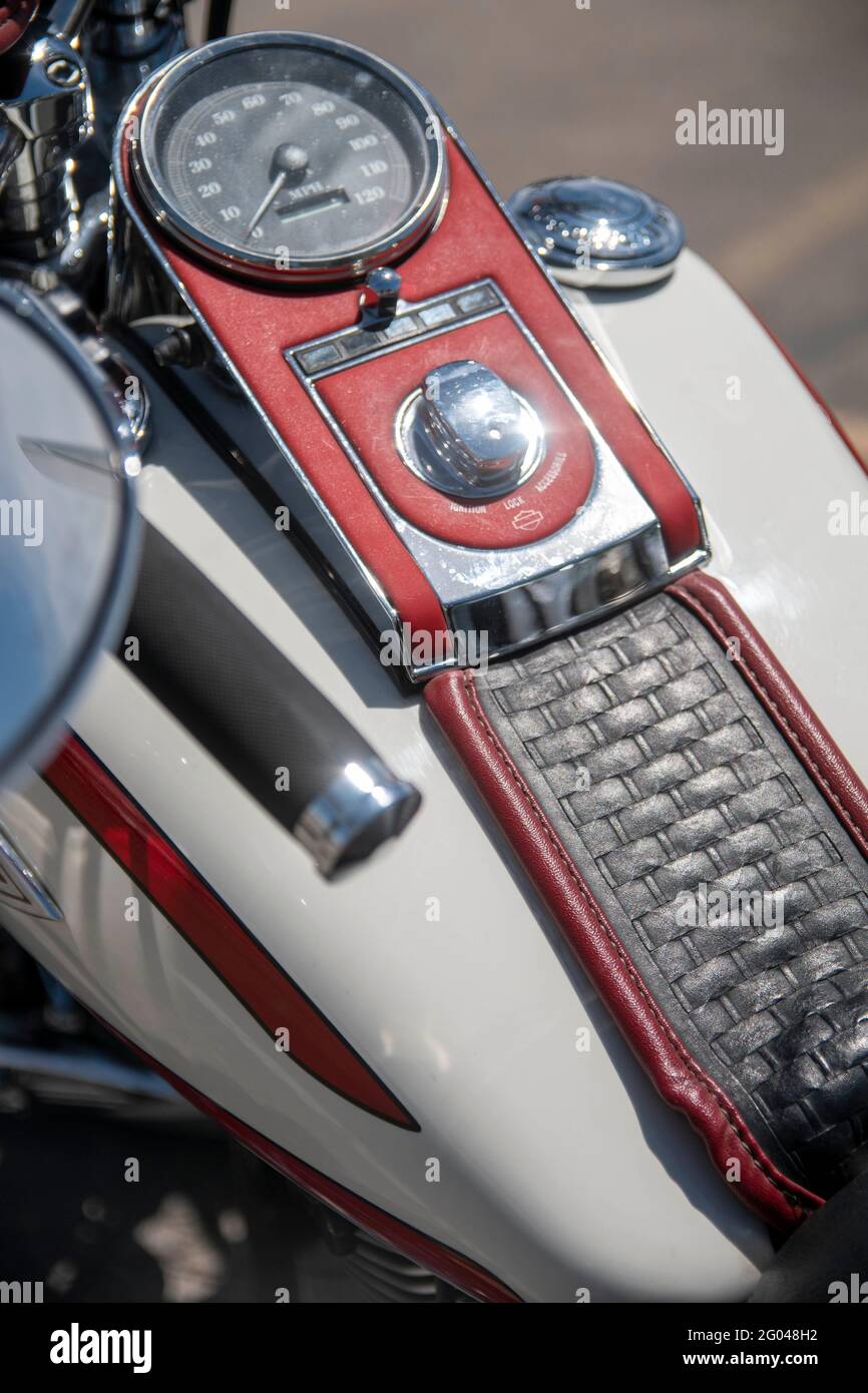 Harley davidson biker california hi-res stock photography and images ...