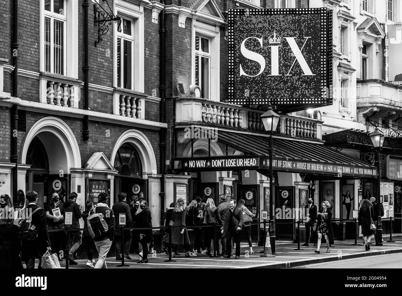 Around Soho and the West End of London Stock Photo - Alamy