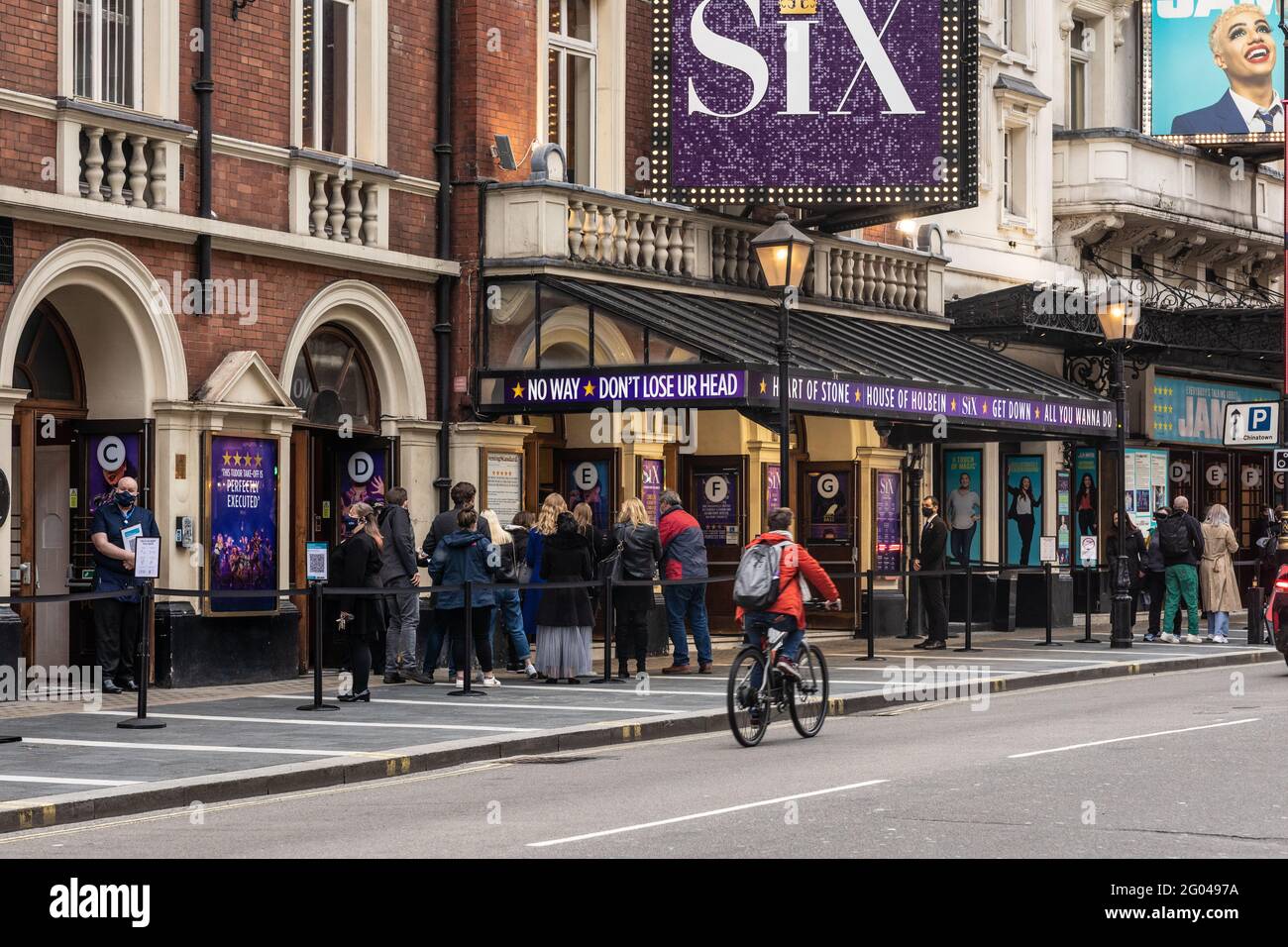 Around Soho and the West End of London Stock Photo - Alamy