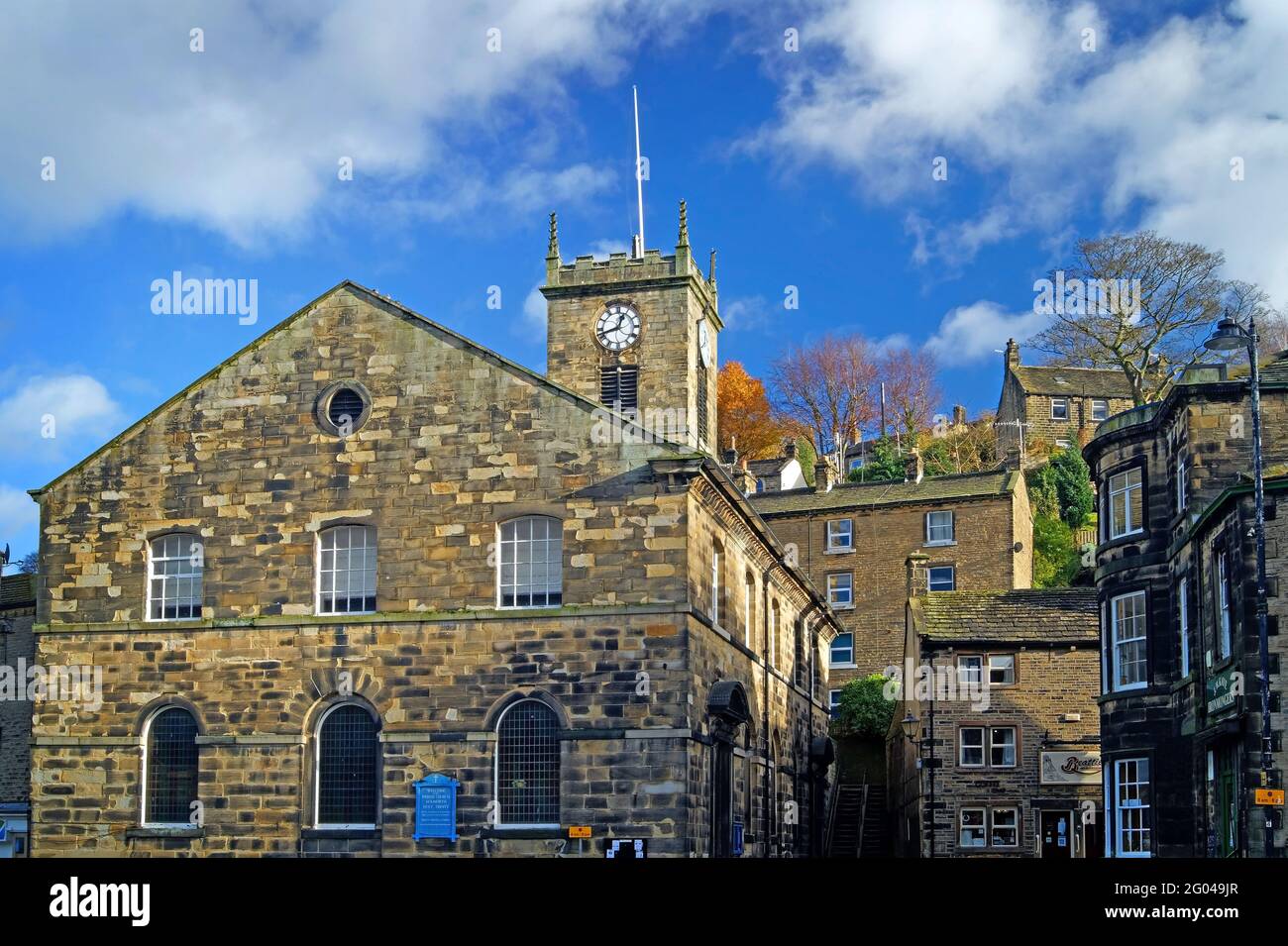 UK, West Yorkshire, Holmfirth, Holy Trinity Church Stock Photo - Alamy