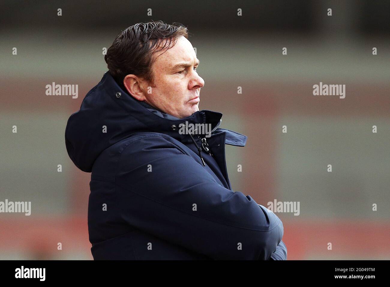 File photo dated 27-03-2021 of Morecambe manager Derek Adams. Issue ...