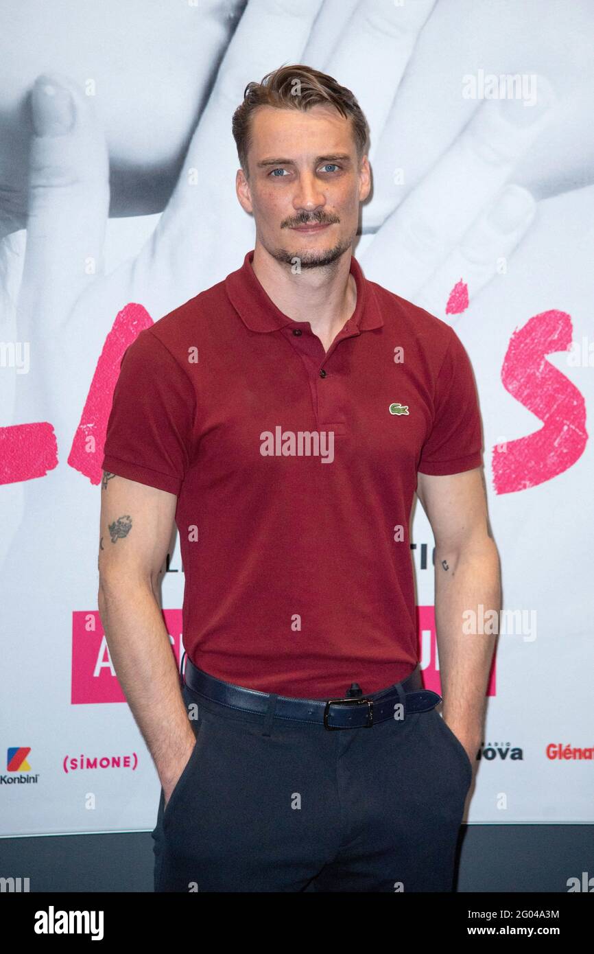 Paris, France. 31st May 2021. Pierre Lottin attending the Playlist ...