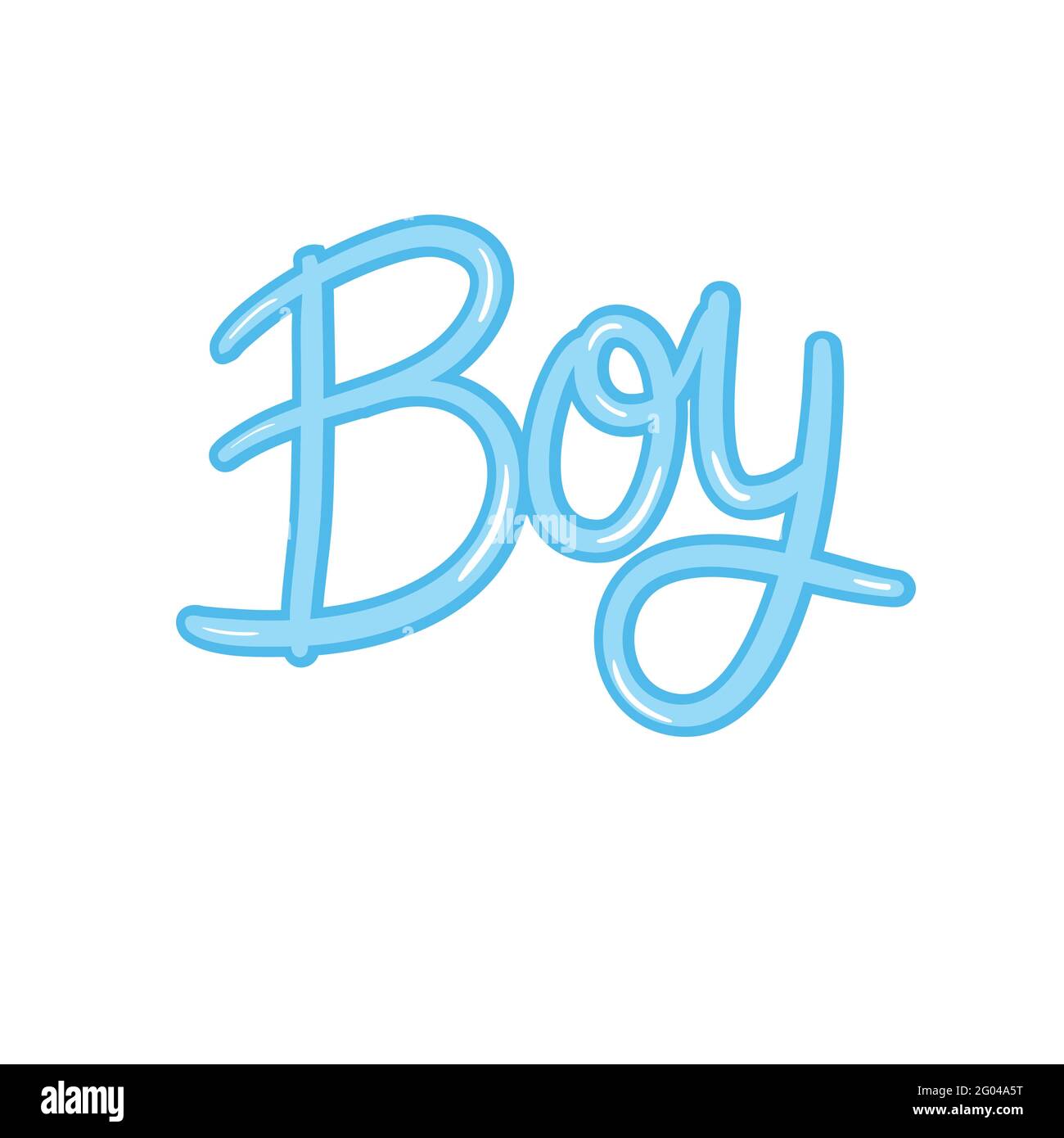 Illustration of Cool Boy text for boys clothes. Slogan kids print for t ...
