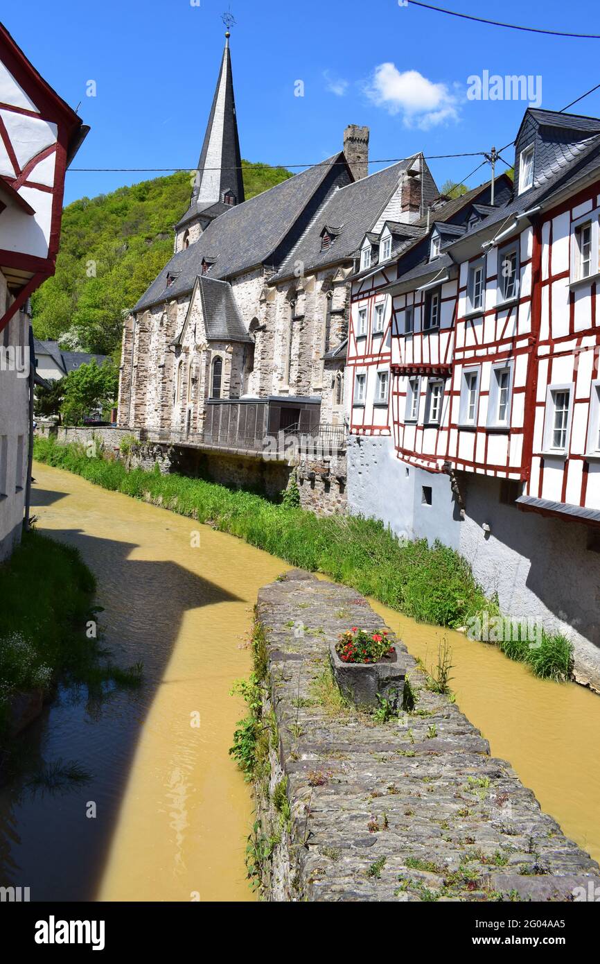 old town Monreal Stock Photo - Alamy