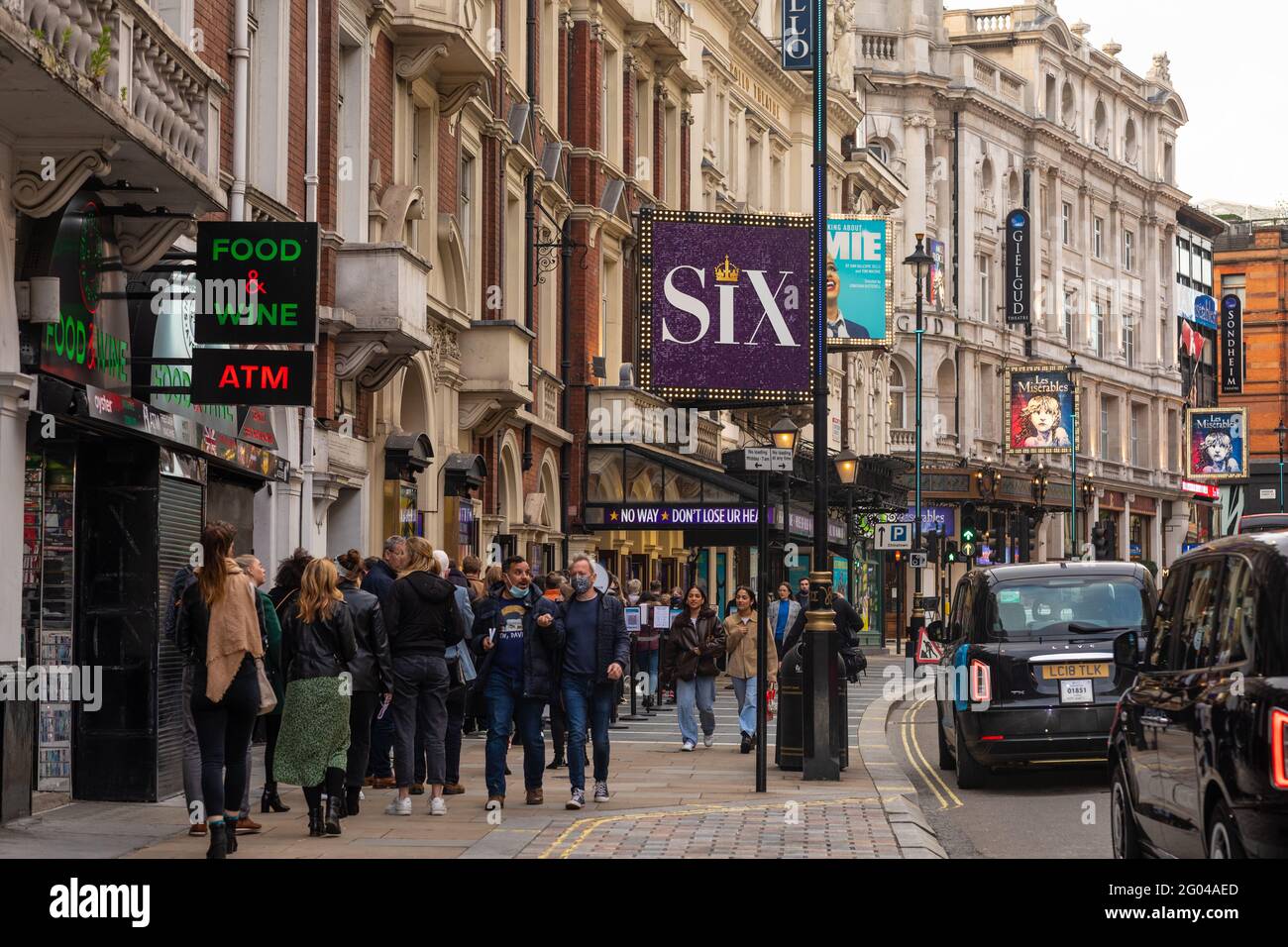 Around Soho and the West End of London Stock Photo - Alamy