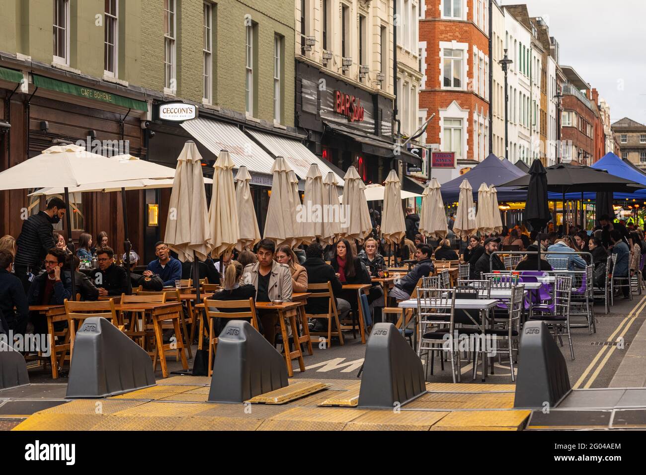 Around Soho and the West End of London Stock Photo - Alamy