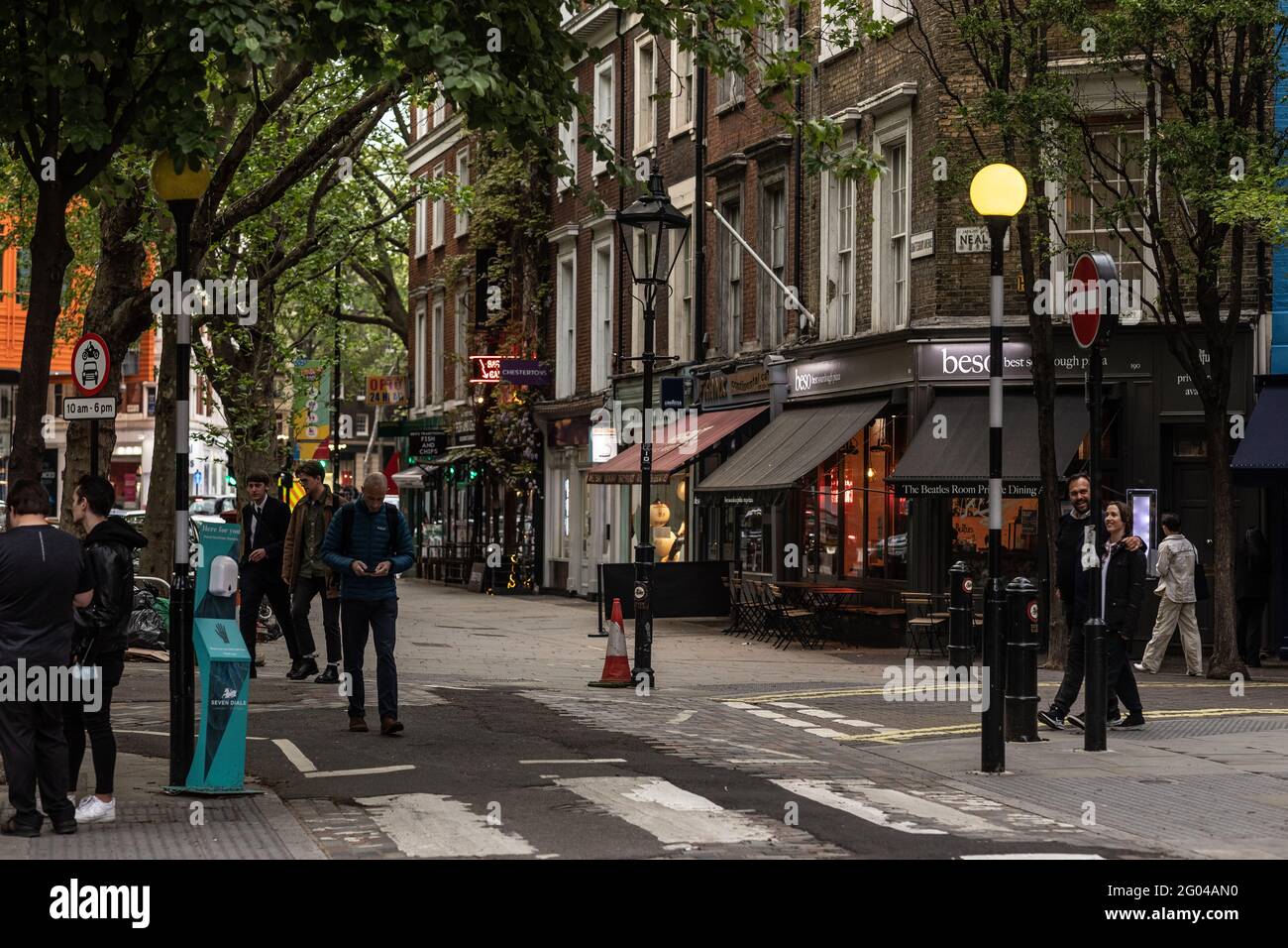 Around Soho and the West End of London Stock Photo - Alamy