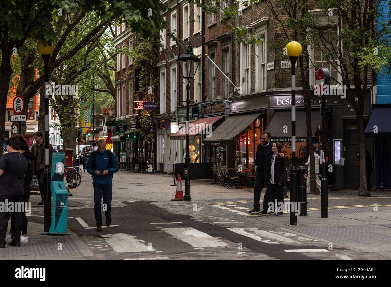 Around Soho and the West End of London Stock Photo - Alamy