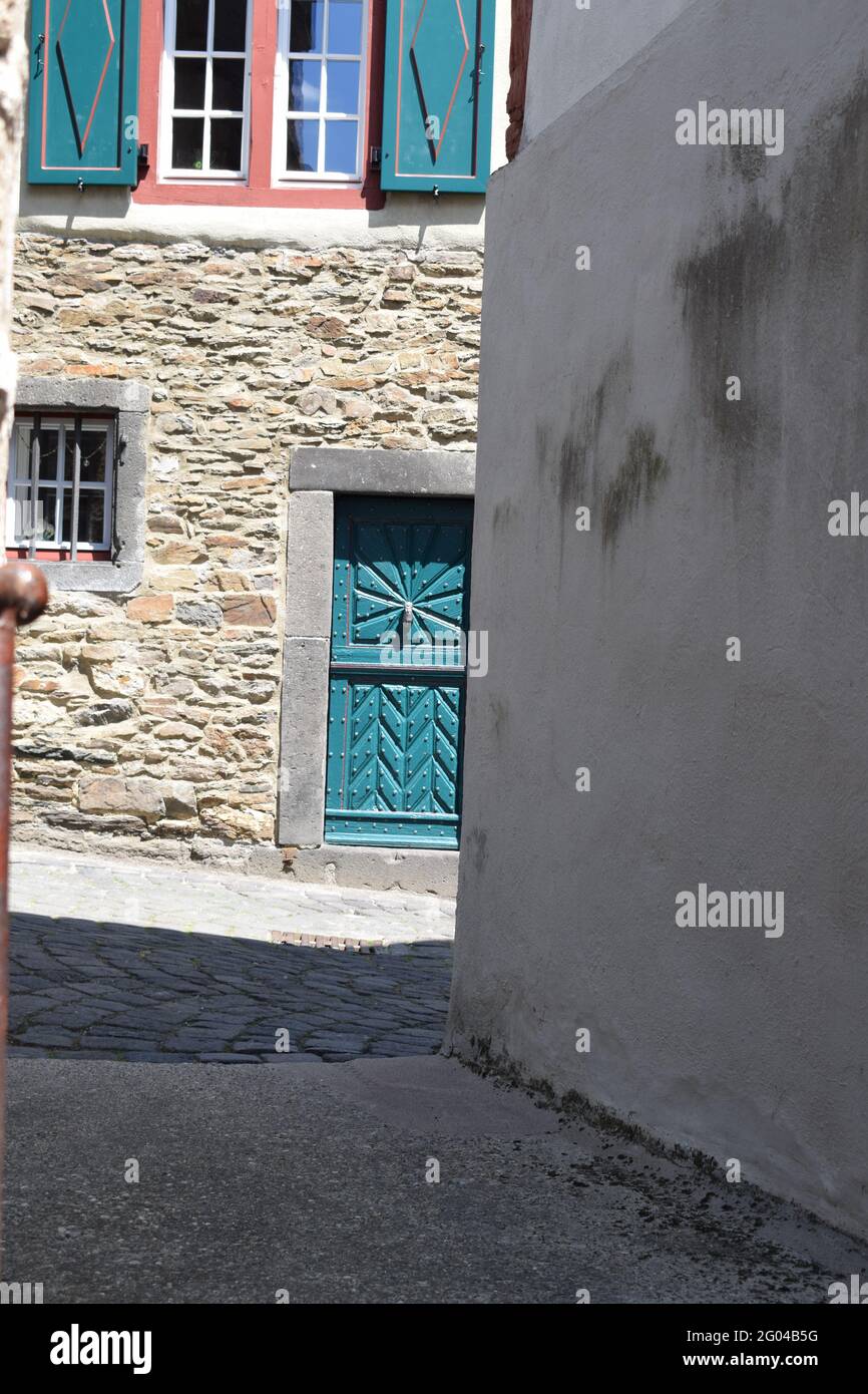 old town Monreal Stock Photo - Alamy