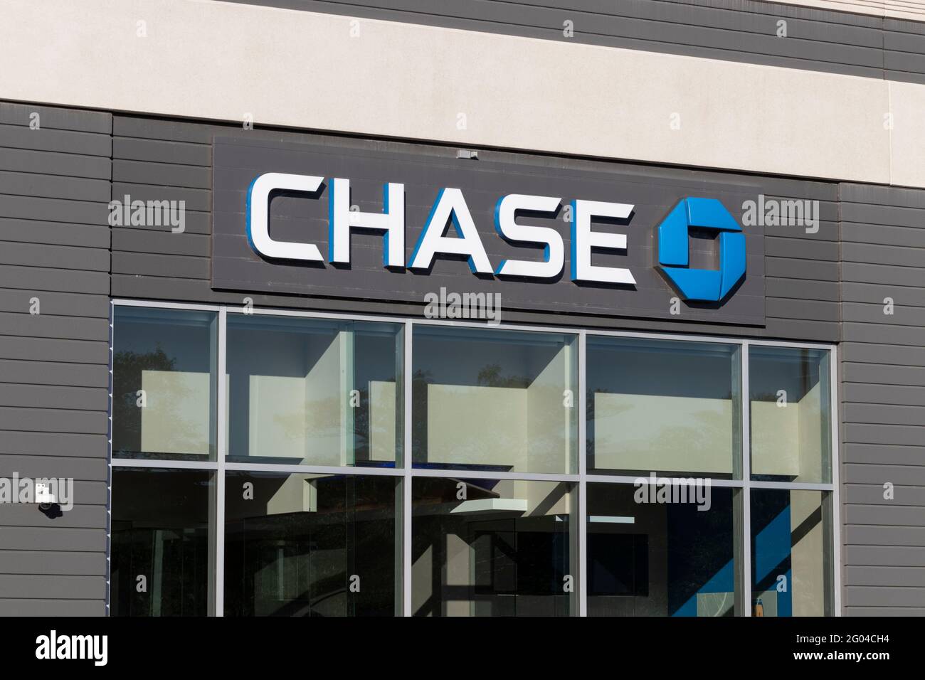 Chicago - Circa May 2021: Chase Bank retail location. Chase is the ...