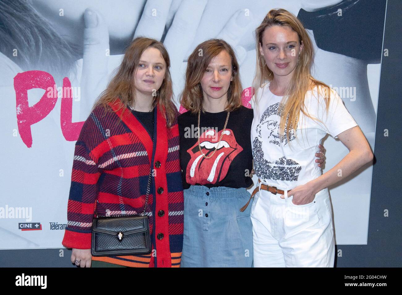 Paris, France. 31st May 2021. Sara Forestier, Nine Antico and Laetitia ...