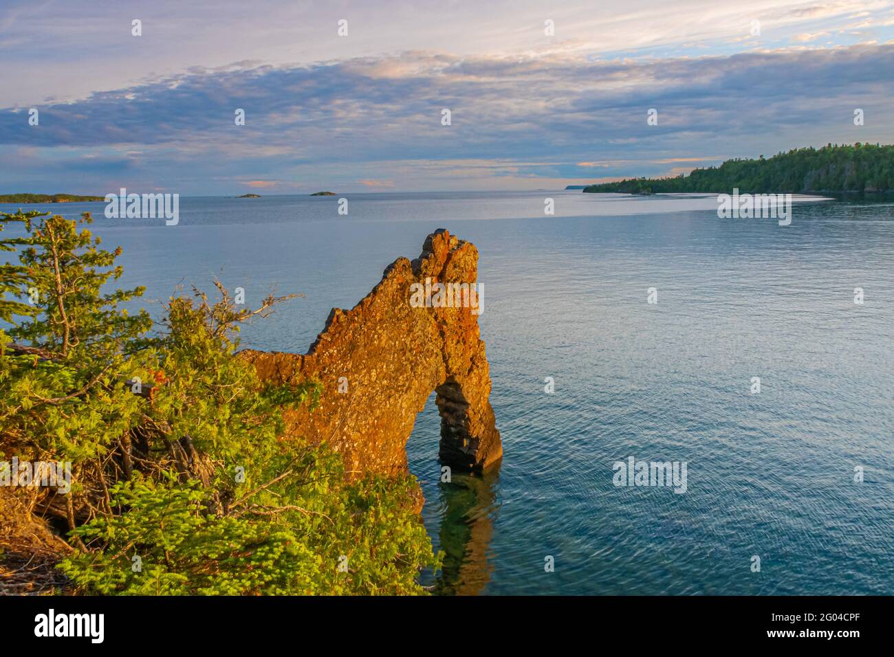 Sea Lion Rock Conservation Area Thunder Bay Ontario Canada in Summer ...