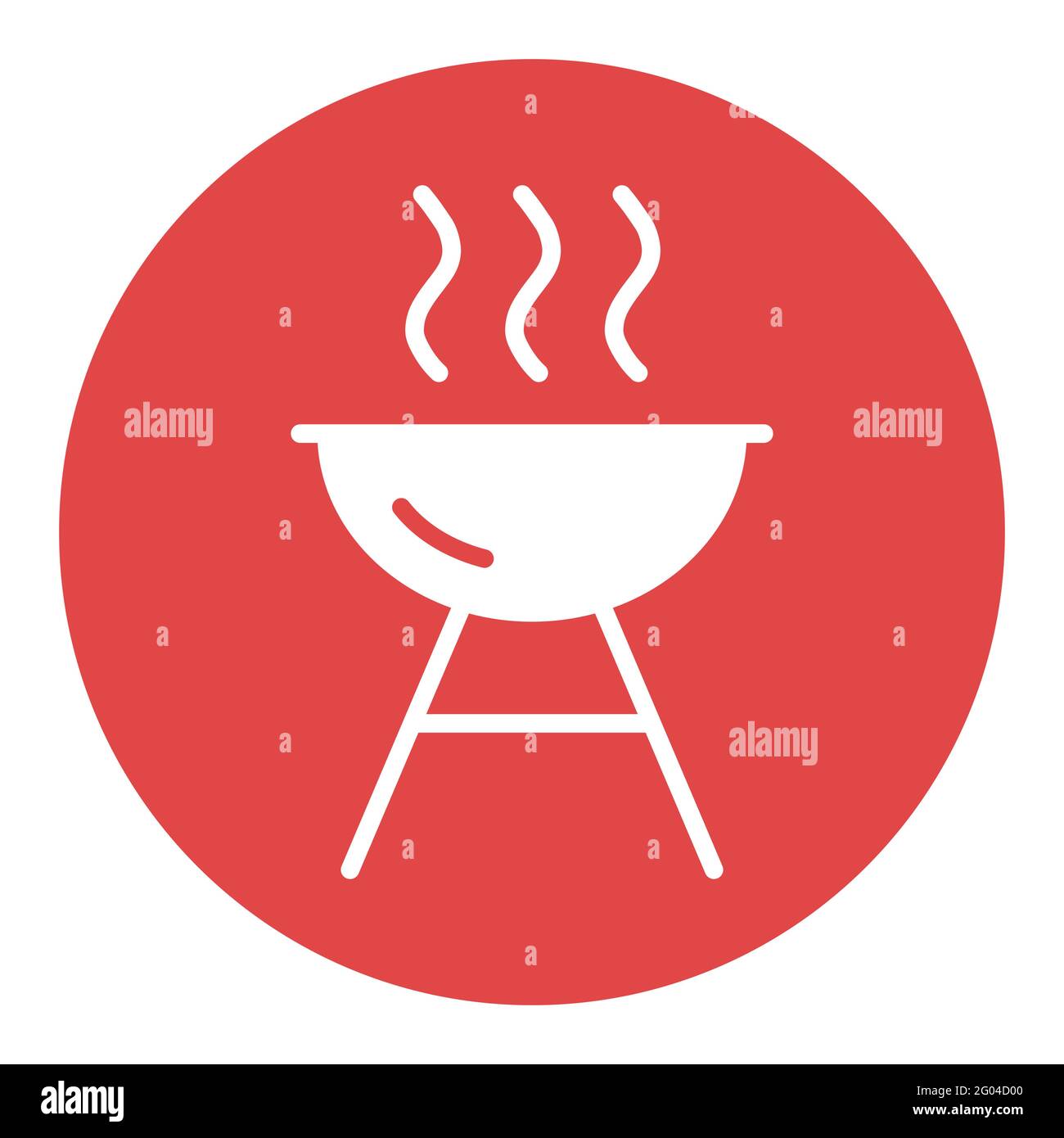 Grill BBQ cookout vector white glyph icon. Graph symbol for cooking web ...
