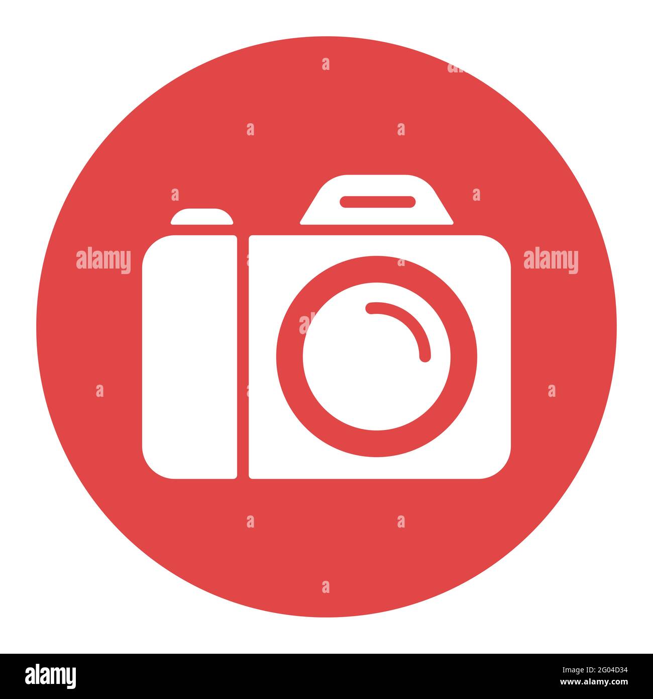 Camera vector white glyph icon. Camping and Hiking sign. Graph symbol ...