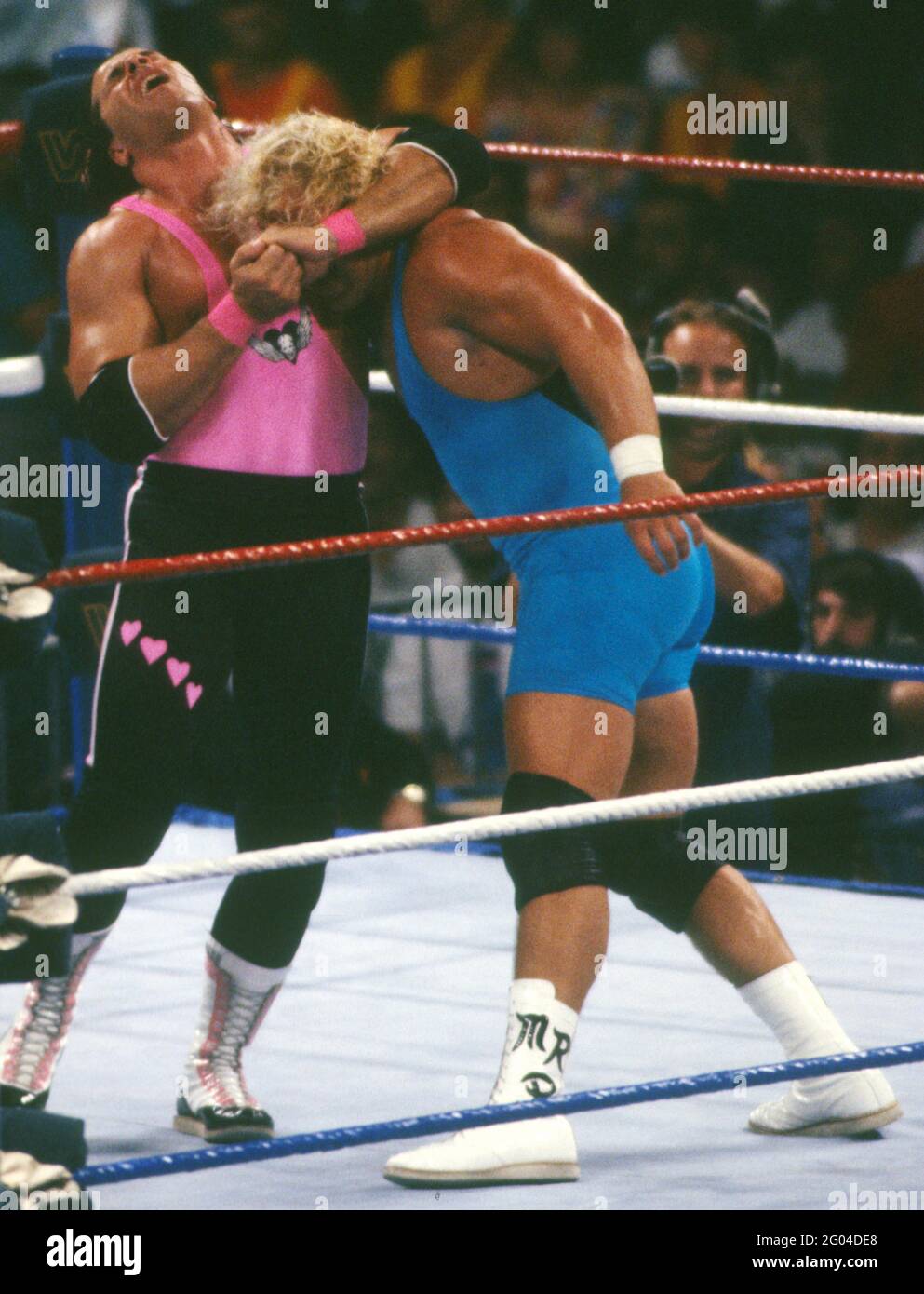 Bret Hart Mr Perfect 1987 Photo By John Barrett/PHOTOlink Stock Photo ...