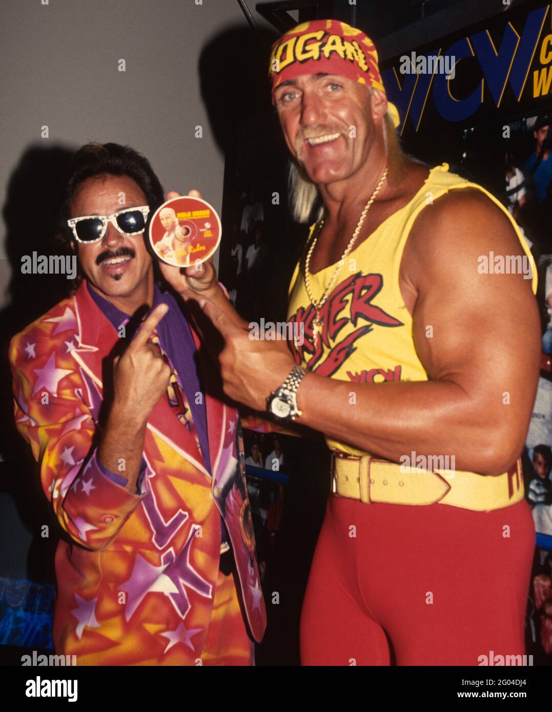 Jimmy Hart Hulk Hogan 1995 Photo By John Barrett/PHOTOlink Stock Photo ...