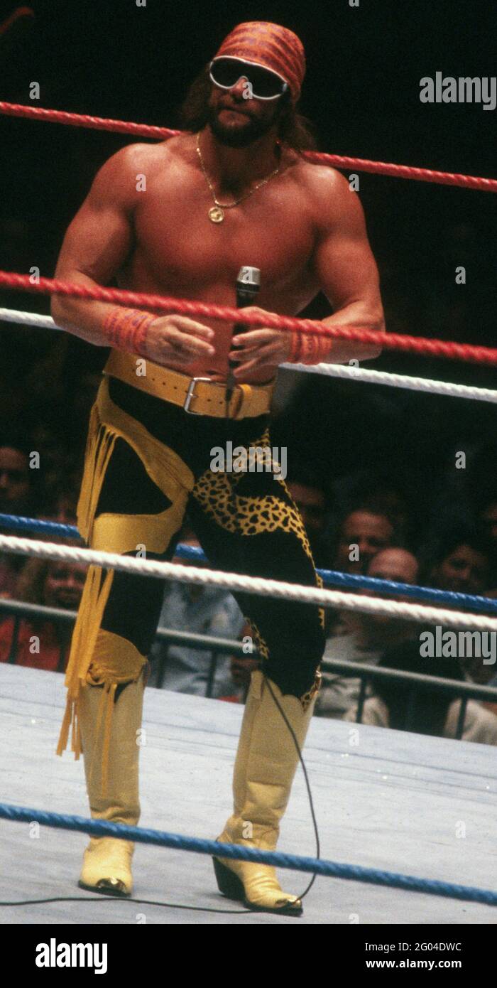 Randy Macho Man Savage 1989 Photo By John Barrett/PHOTOlink Stock Photo ...