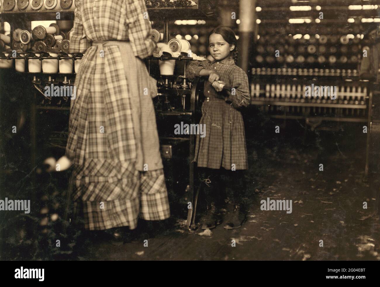 Child Labour: A little girl helping her mother working a North Carolina ...