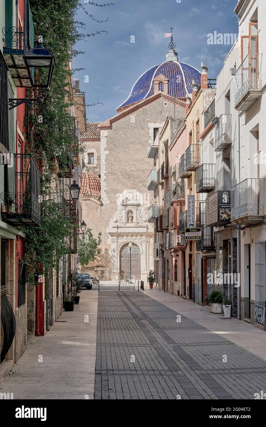 The church of San Bartolome is a baroque temple 18th century in ...
