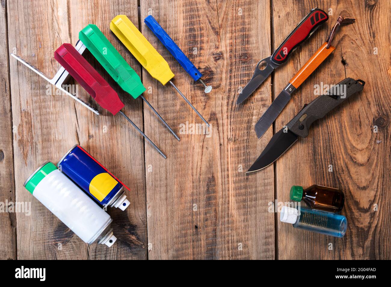 Caring for knives and tools. Maintenance of knives and tools ...