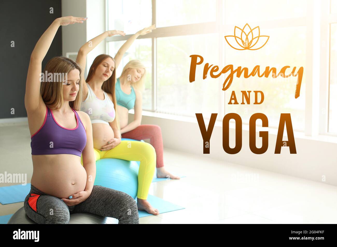 Group pregnant women in exercise hi-res stock photography and images ...