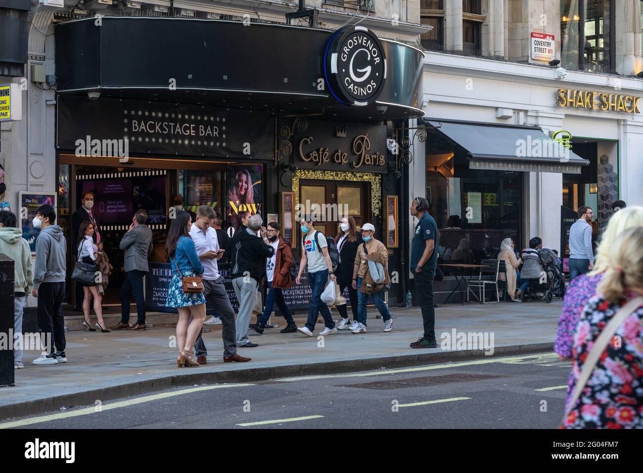 London around the West End and Soho Stock Photo - Alamy