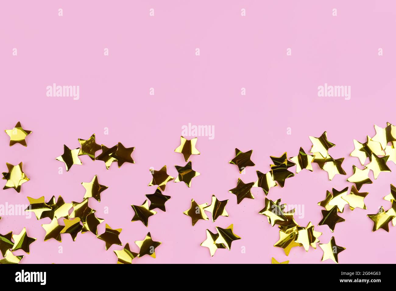 Beautiful confetti on color background Stock Photo - Alamy