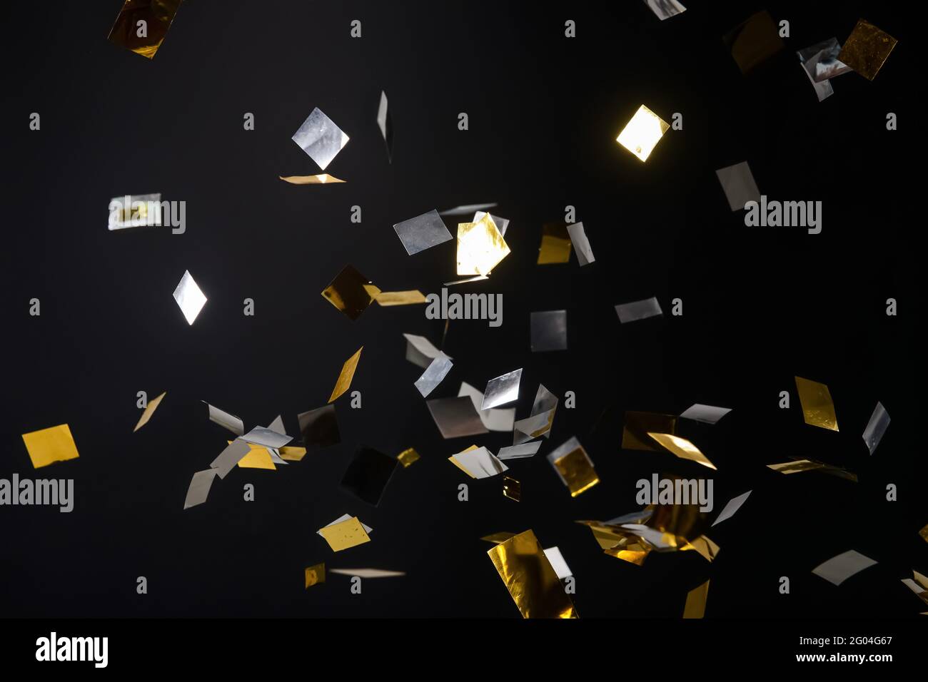 Beautiful confetti on dark hi-res stock photography and images - Alamy