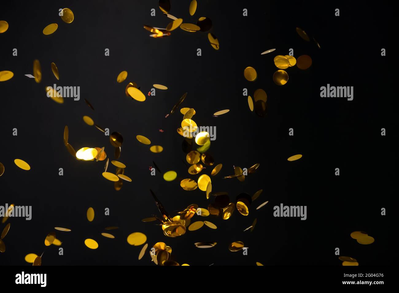 Beautiful confetti on dark hi-res stock photography and images - Alamy