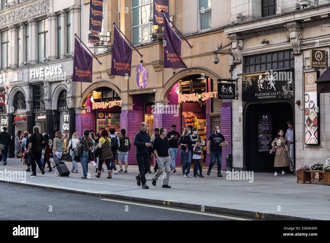 London around the West End and Soho Stock Photo - Alamy