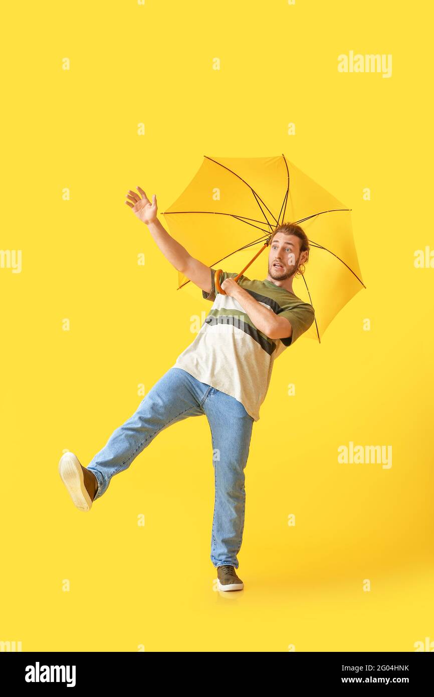 Clumsy young hi-res stock photography and images - Alamy
