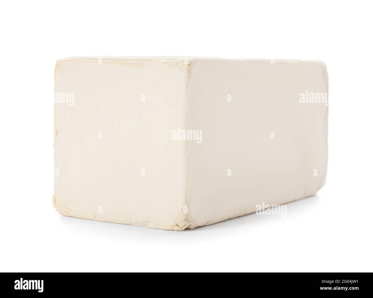 Fresh compressed yeast on Cut Out Stock Images & Pictures - Alamy