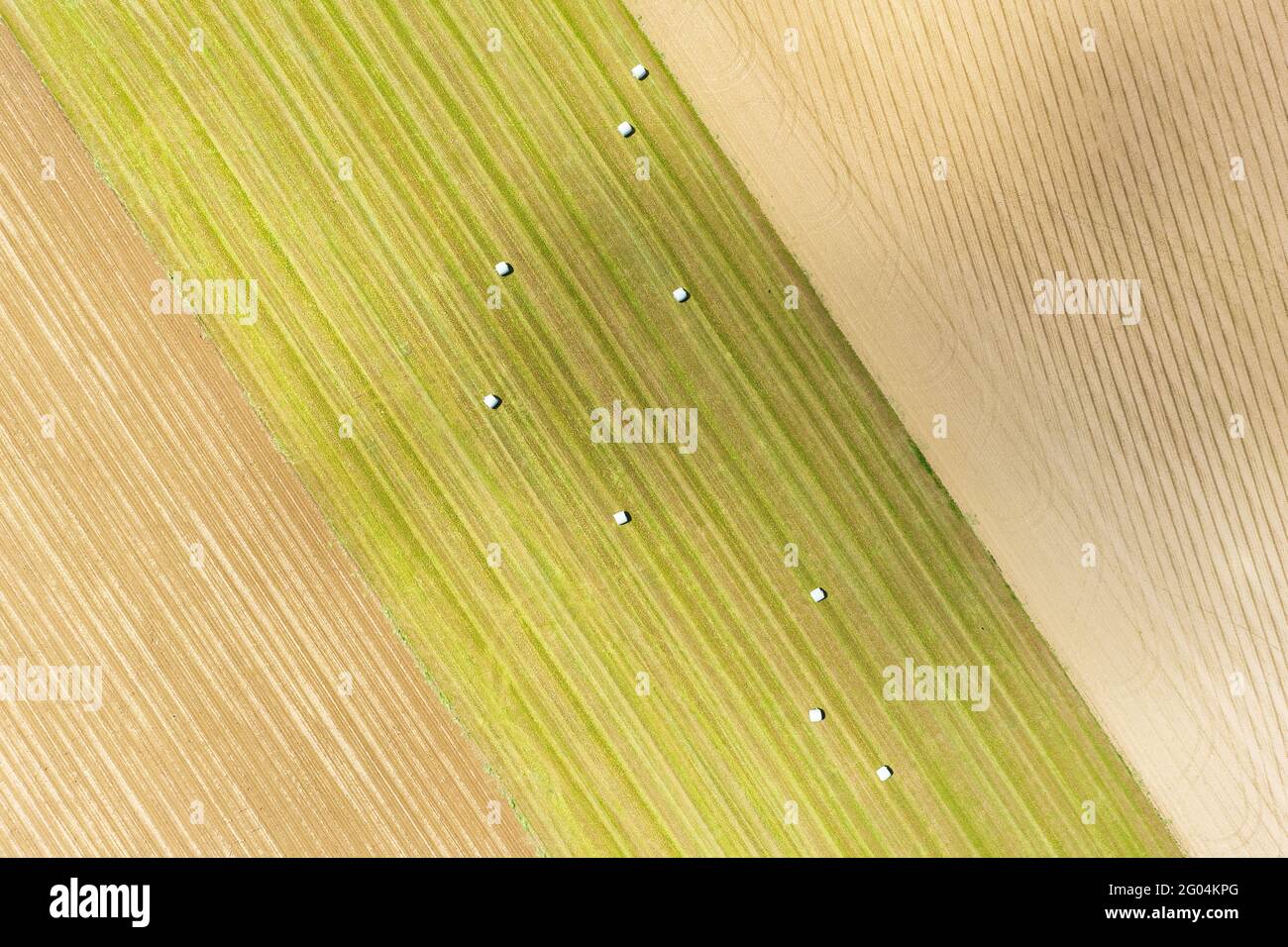 farming landscape from above background Stock Photo - Alamy