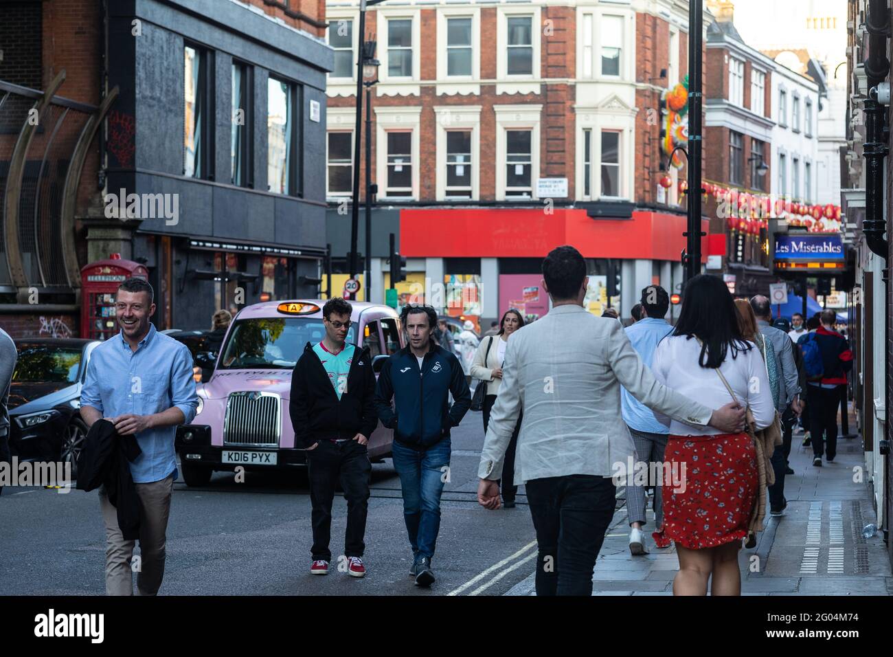 London around the West End and Soho Stock Photo - Alamy