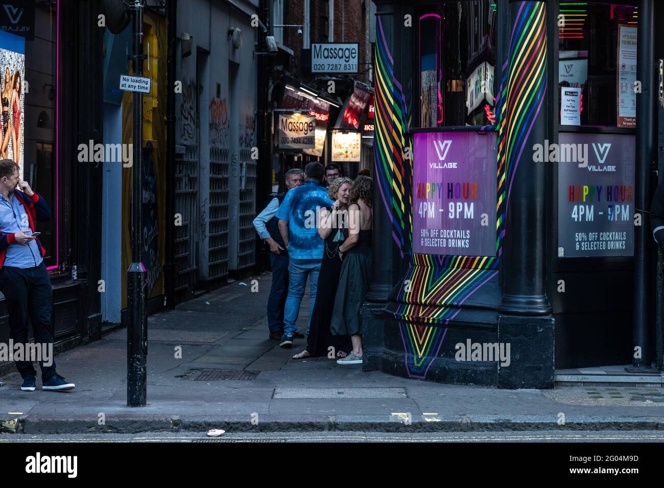 London around the West End and Soho Stock Photo - Alamy
