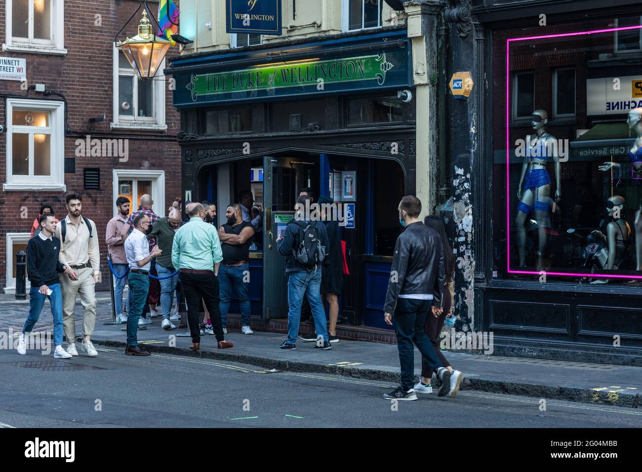 London around the West End and Soho Stock Photo - Alamy