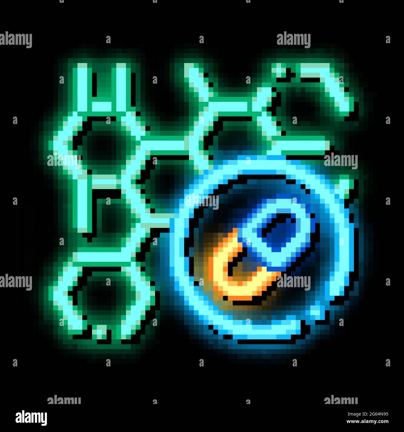 Effect of Drugs on Body Supplements neon glow icon illustration Stock ...