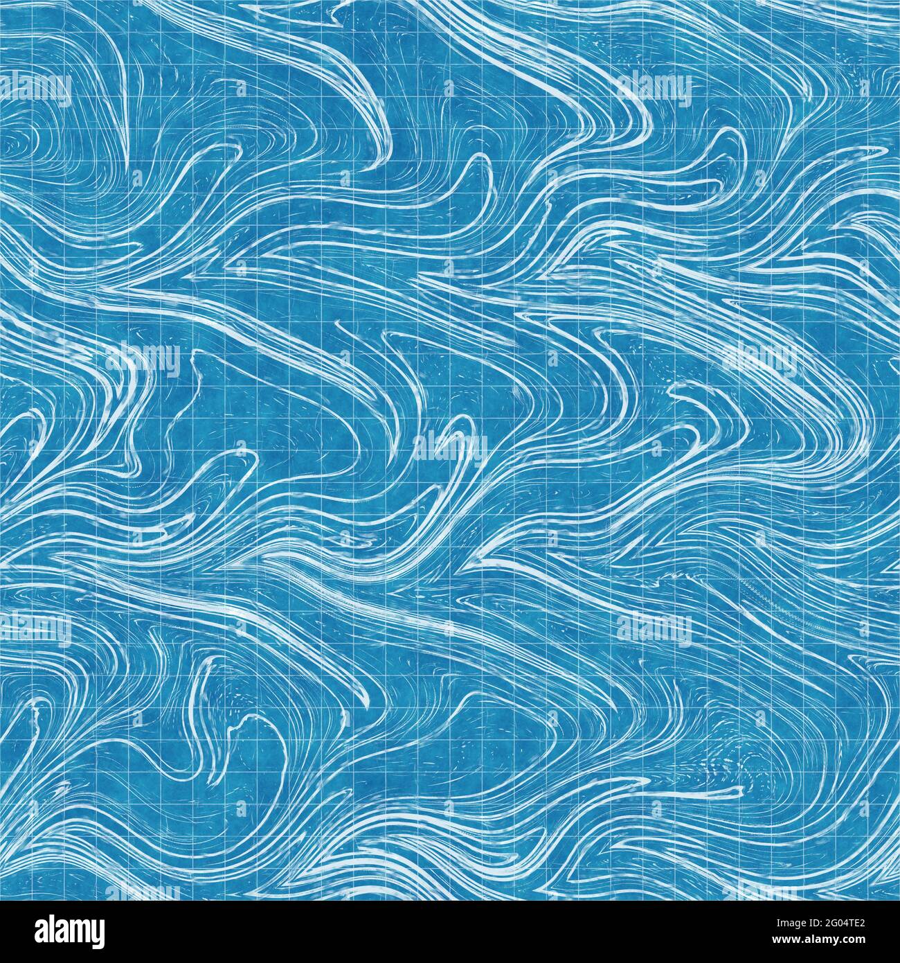 Seamless bright blue blueprint pattern for textile and print Stock ...