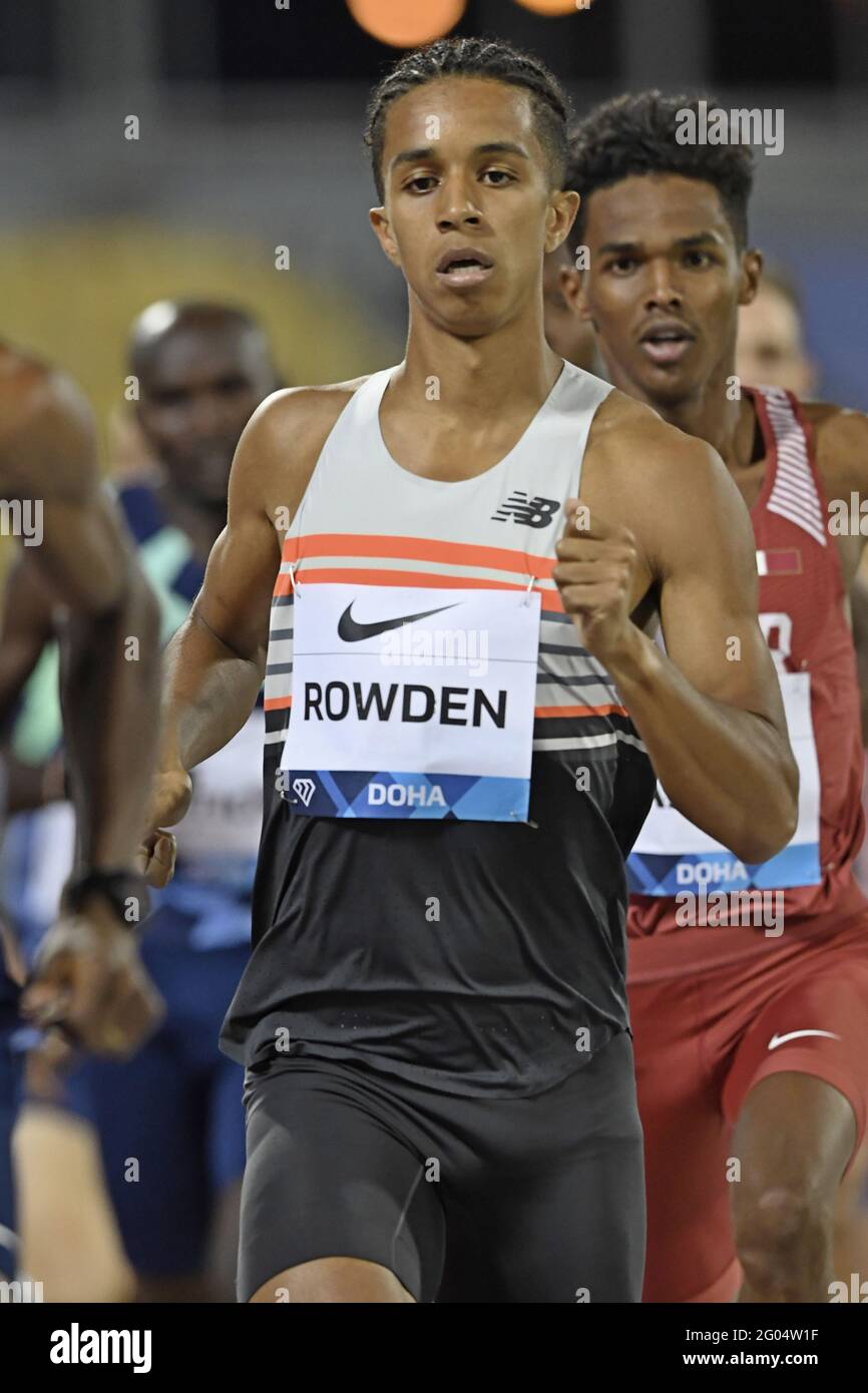 Daniel Rowden (GBR) places second in the 800m in 1:44.60 during the ...