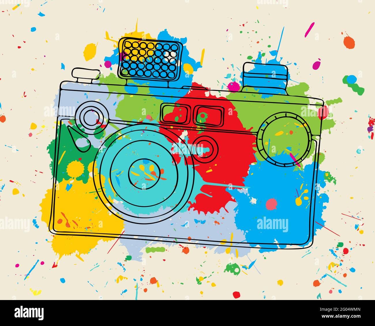 Camera sketch hi-res stock photography and images - Alamy