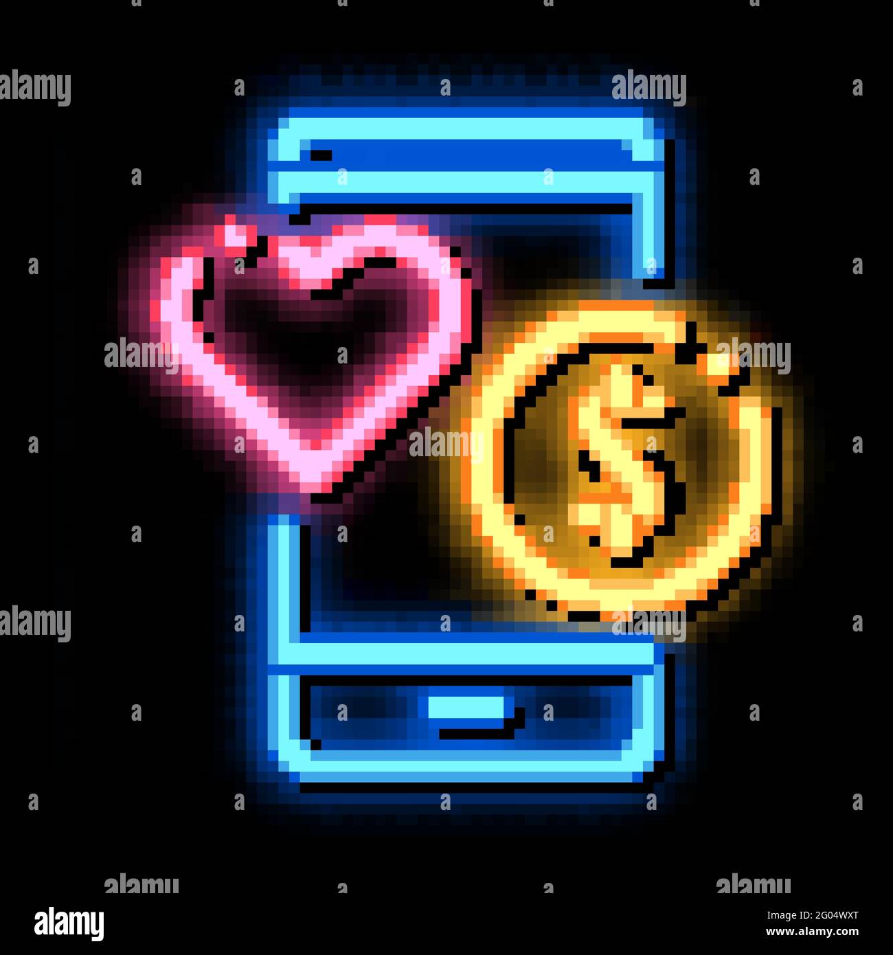 Money neon glow icon illustration Stock Vector Image & Art - Alamy
