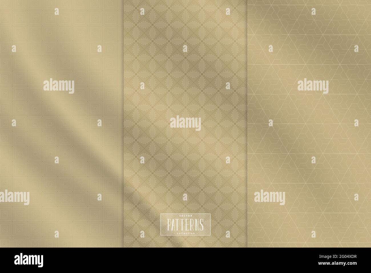 Set of abstract geometric seamless pattern traditional with silk fabric ...