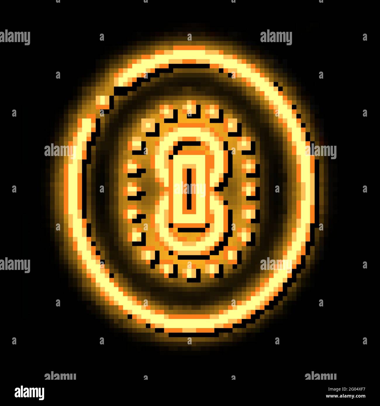 Cricket Field Markup neon glow icon illustration Stock Vector Image ...