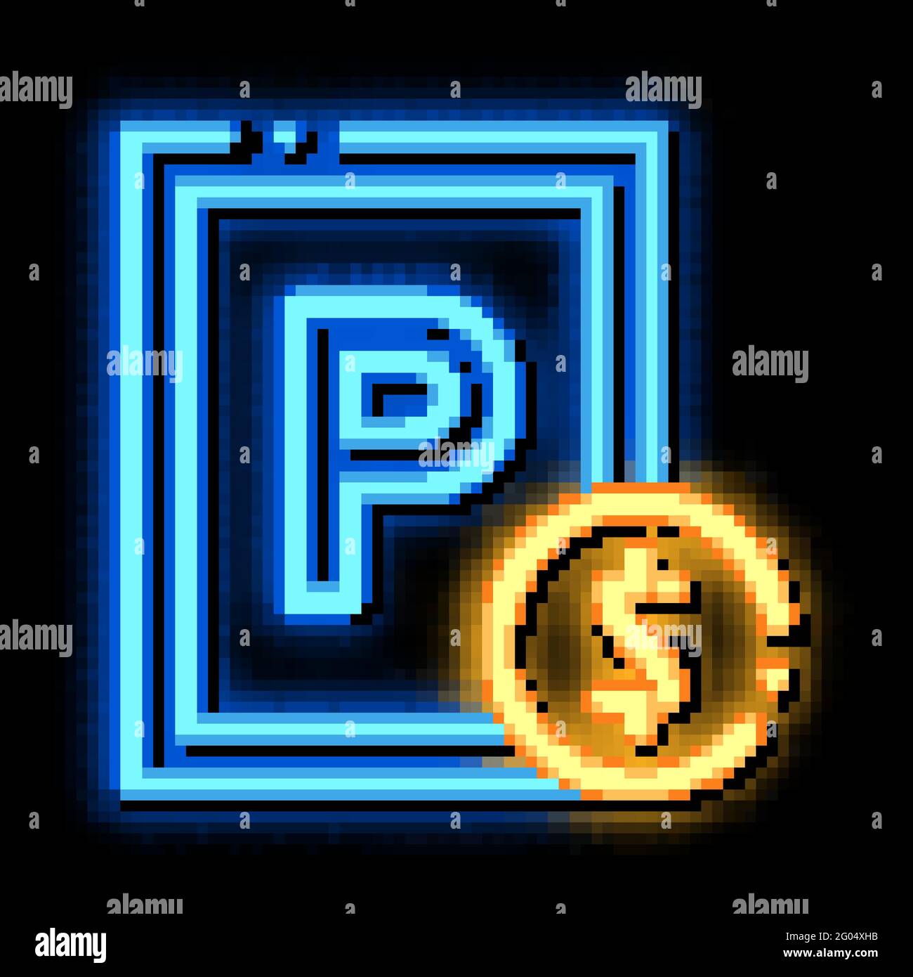 Automobile parking fee Stock Vector Images - Alamy